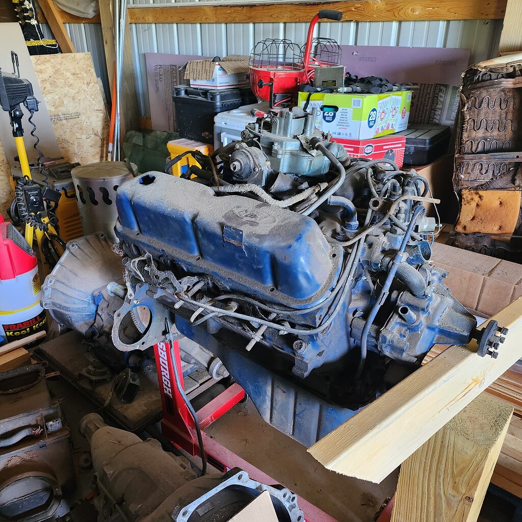 351W 4V factory M code engine - '69 '70 Parts for Sale - Classic Cougar ...