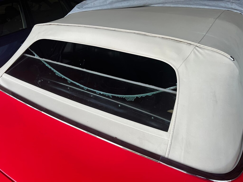 '70 XR7 Convertible Rear Window Glass Replacement.....COMPLETE ...